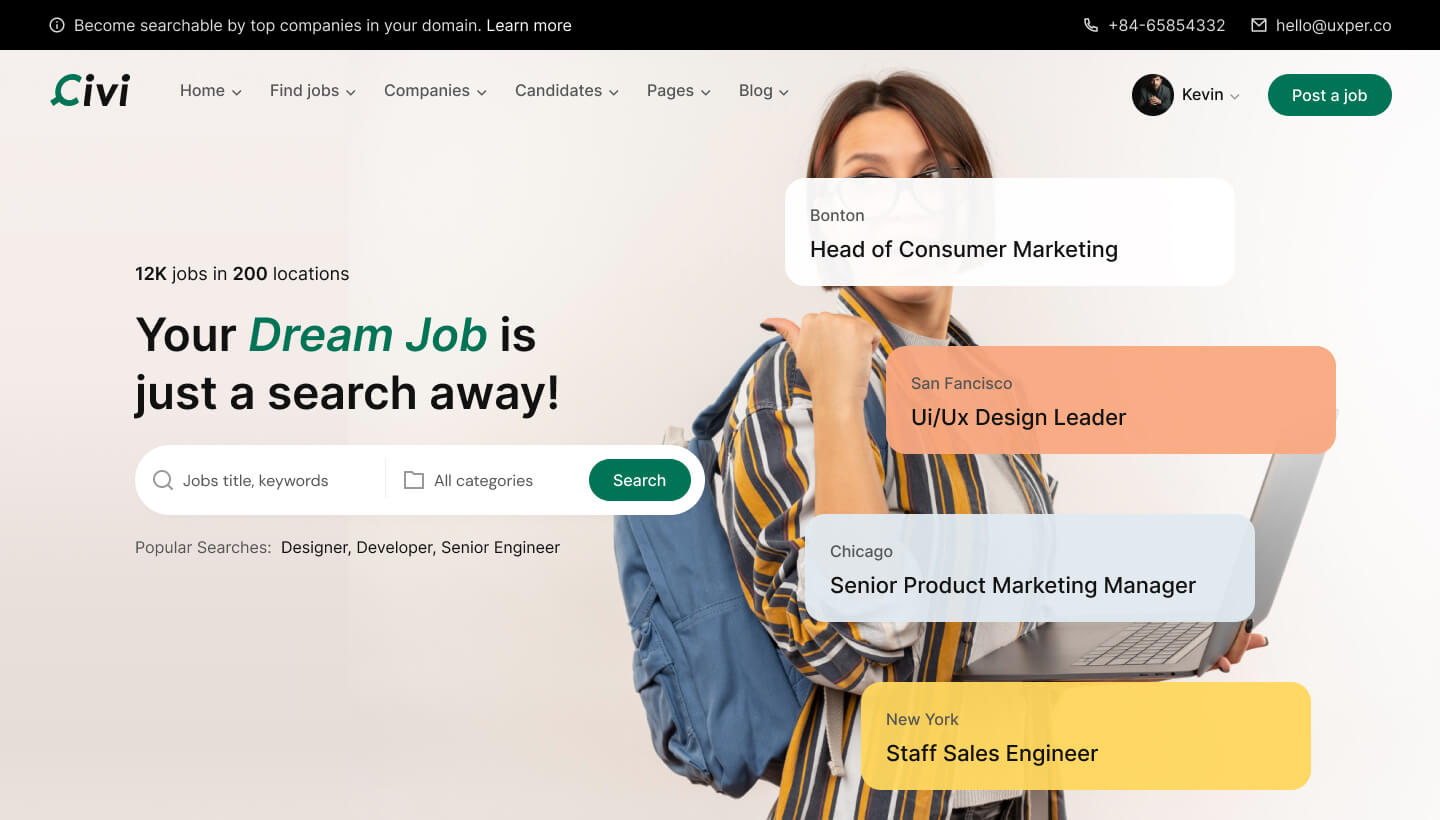 6 Best Job Board WordPress Themes in 2023 - Uxper Official Site